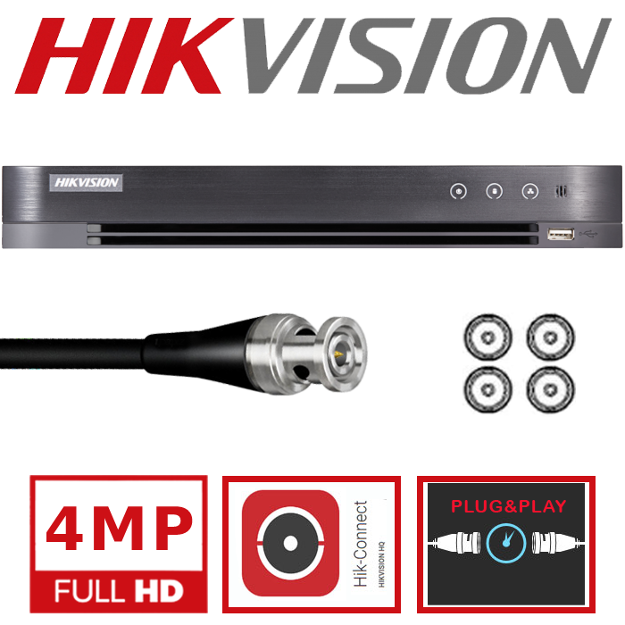 HIKVISION 4MP 4CH DVR IDS-7204HQHI-K1/2S(C) – Kamsat