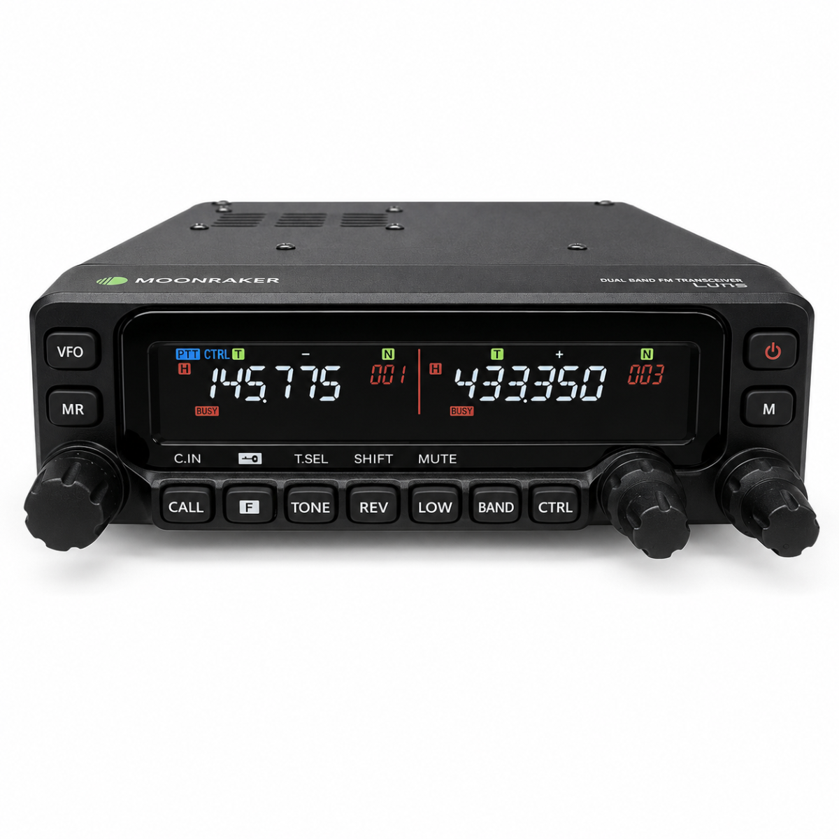 Moonraker Luna Dual Band Mobile Transceiver – 70W VHF/UHF, IP54, UK ...