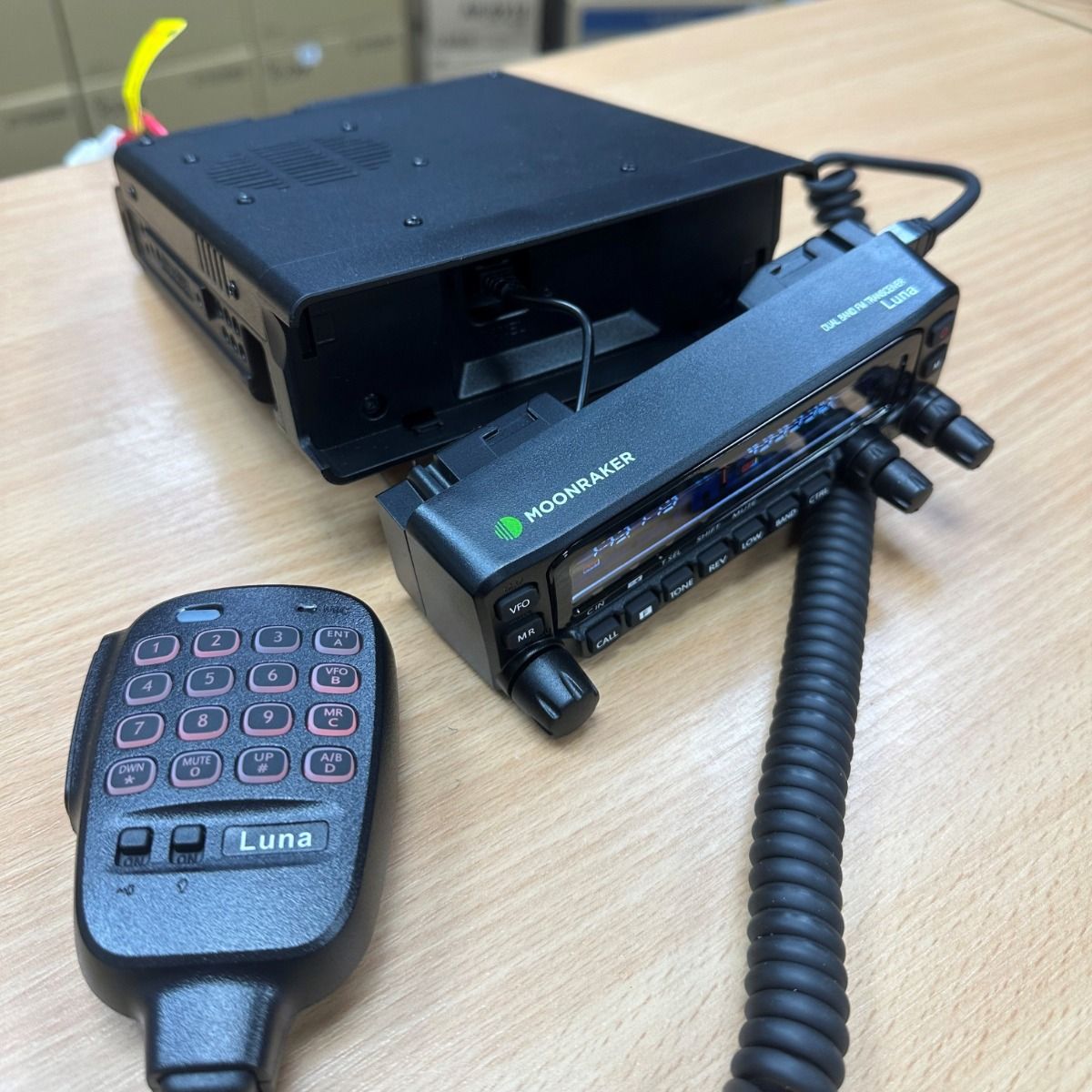 Moonraker Luna Dual Band Mobile Transceiver – 70W VHF/UHF, IP54, UK ...